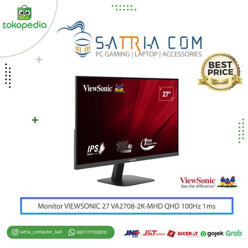 Jual Monitor VIEWSONIC 27 VA2708-2K-MHD QHD 100Hz 1ms - Kota Denpasar ...
