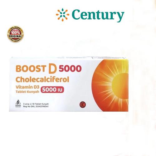 Jual BOOST D 5000 IU 1 STRIP 10 TABLET / VITAMIN & SUPLEMEN / VITAMIN D - Jakarta Barat ...