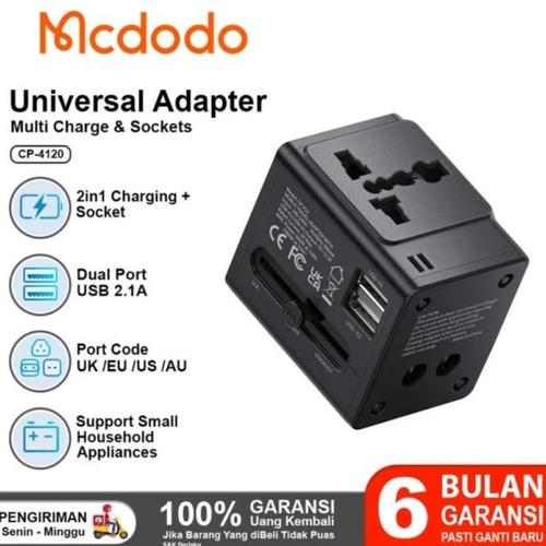 Jual MCDODO Universal Travel Adapter Colokan Charger Luar Negeri CP ...