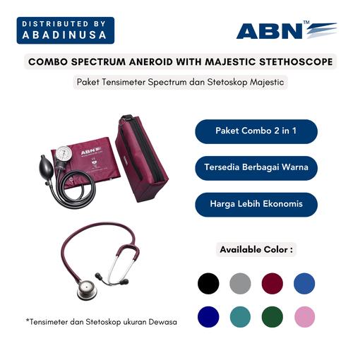 Promo Paket Combo ABN Tensimeter Spectrum Aneroid Dan Stetoskop ...