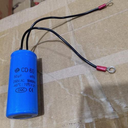 Jual KAPASITOR CAPASITOR CQC CD60 50UF 250VAC / KAPASITOR AC 50 UF 250 ...