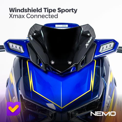 Jual Windshield/Visor NEMO Kecil Yamaha XMAX New 2023 Connected Tipe ...