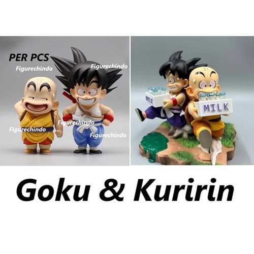Jual 【 Foto Asli 】Statue Dragon Ball Infinity Series Goku dan Kuririn ...