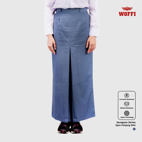 Jual Woffi Seragam SMA Span Panjang Karet Abu-abu - 7 - Kota Surabaya - Woffi Kids | Tokopedia