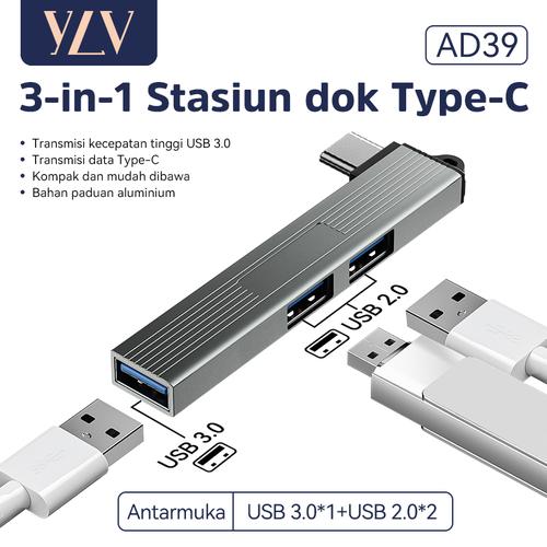 Promo YLV USB Hub 3.0 TYPE C Wireless Side Plug Multi-Port High Speed ...