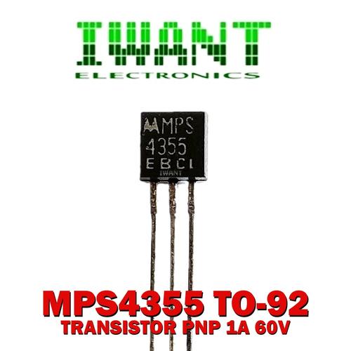 Jual MPS4355 TRANSISTOR PNP 1A 60V MPS 4355 PNP SILICON TRANSISTOR ...