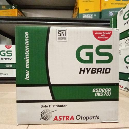 Jual Aki NS70 / 65D26R GS Astra hybrid Kijang Kapsul, Panther Accu ...