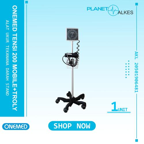 Jual Onemed Tensimeter Aneroid Mobile 200 + Trolly / Tensimeter ...