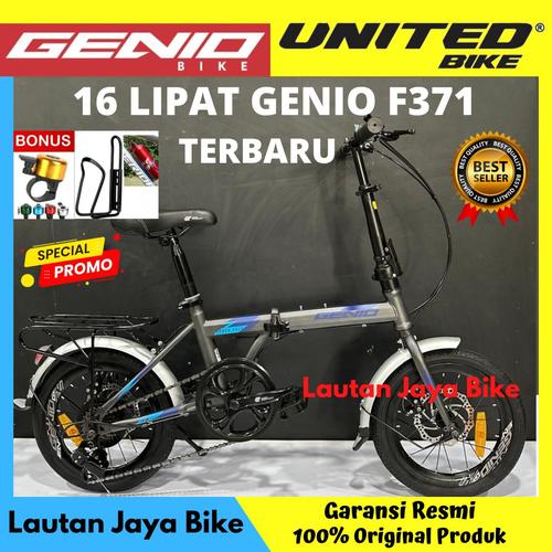 Promo Sepeda Lipat 16 Genio F371 By unitedbike New - Biru - Kab. Bogor ...