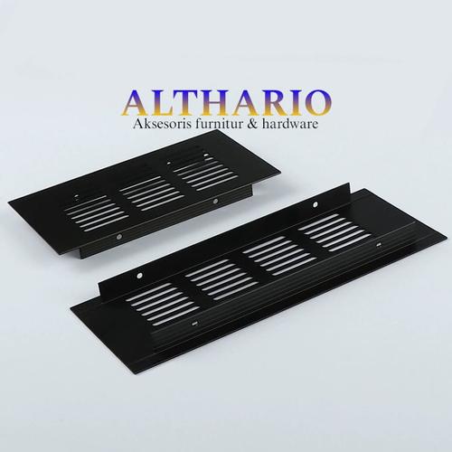 Jual Lubang hawa alumunium Black / Air Vent grill Black - 8 × 15cm ...