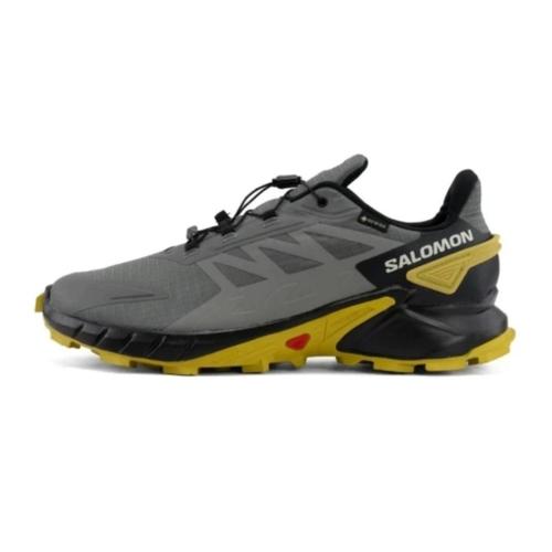 Jual SEPATU TRAIL SALOMON SUPERCROSS 4 GTX GREY BLACK YELLOW - 40 ...