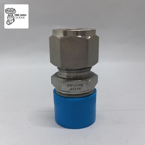 Jual male connector ss316 1/2 od x 1/2 npt / male connector stainless ...