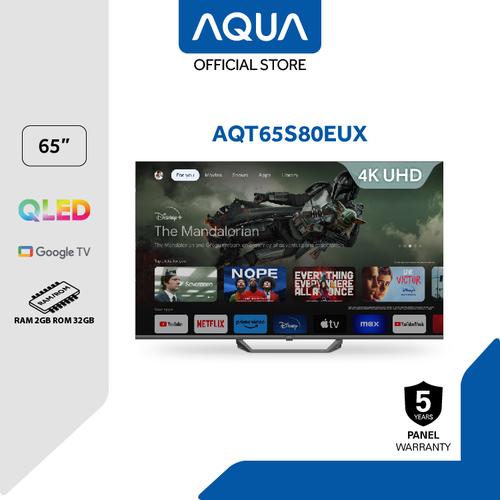 Promo AQUA Elektronik TV AQT65S80EUX - 4K HDR - Google TV - Bezel Less ...
