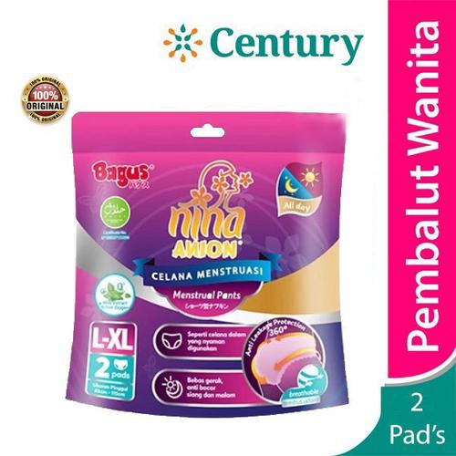 Promo Bagus Nina Anion Celana Menstruasi Isi 2 pads L-XL / Pembalut ...