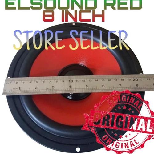 Jual Speaker Elsound Woofer Red Series 8 INCH Speaker Elsound 100 Watt ...