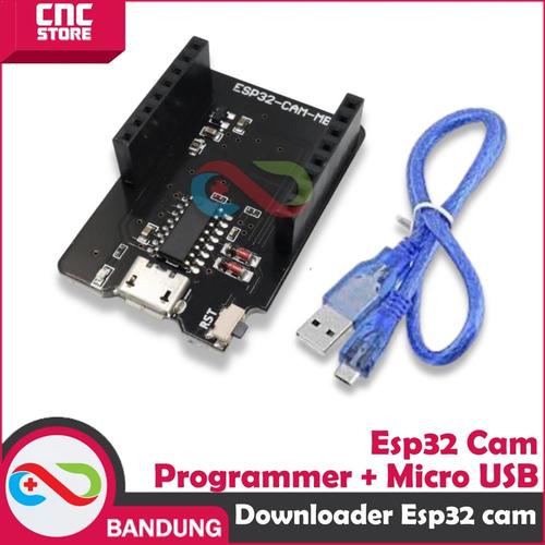 Jual DOWNLOADER ESP32 CAM PROGRAMMER CH340 OV2640 PLUS KABEL MICRO USB ...