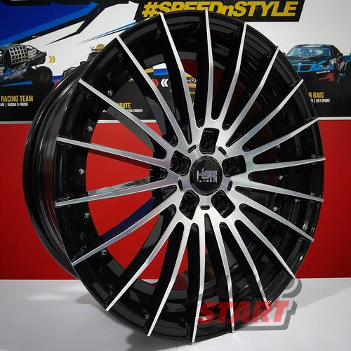 Jual Hsrwheel Tandam ring18 lobang baut pcd 5x114 hitam polis r18 velg ...