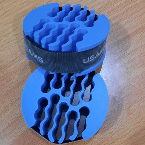 Jual Network Cable Organizer Cat5 Cat6 Comb 24 Port Ethernet Velcro Cat ...