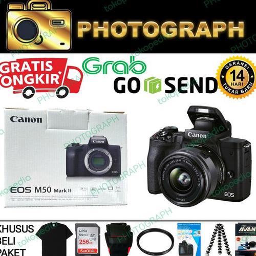 Jual Canon EOS M50 Mark II Kit 15-45mm / Canon M50 Mark II Standard ...