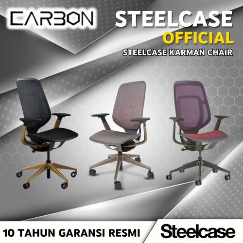 Promo STEELCASE Karman Chair Office Kursi Kerja Kantor - Merle Red Blue ...