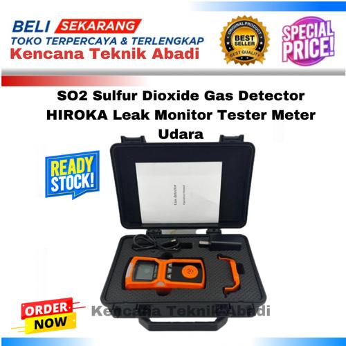 Jual SO2 Sulfur Dioxide Gass Detector HIROKA Leak Monitor Tester Meter ...