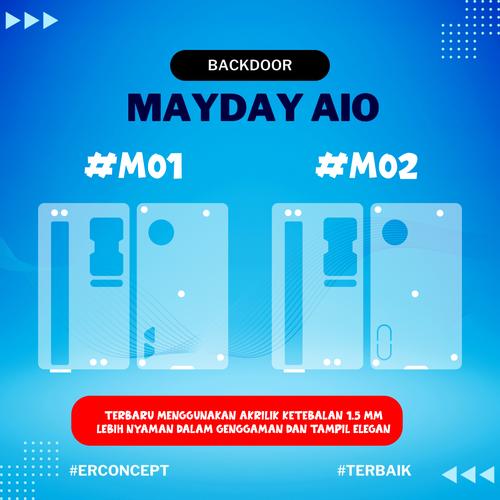 Promo Backdoor Mayday Aio Panel Akrilik Clear & Print UV Bisa Custom ...