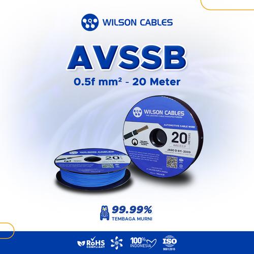 Promo Wilson Cables - AVSSB 0.5f mm² 20 Meter - Kabel Otomotif - Yellow ...