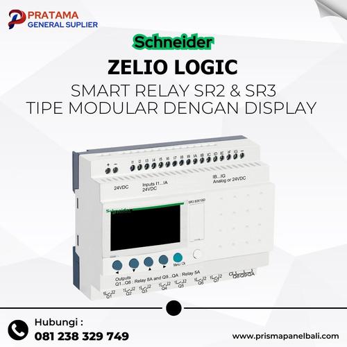 Jual Schneider Zelio Logic Smart Relay SR2 & SR3 Tipe Modular dengan Display - SR3B261BD - Kota ...