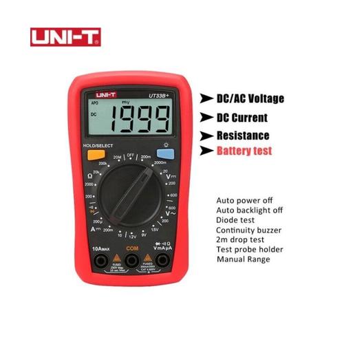 Jual MULTITESTER UNI-T UT33B+ Plus Digital Multimeter - Jakarta Pusat ...