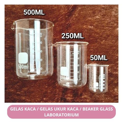 Jual Gelas Ukur Laboratorium Kaca / Gelas Ukur Kaca / Beaker Glass ...