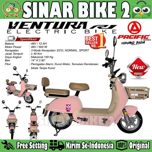 Jual Sepeda Listrik PACIFIC VENTURA R1 500 Watt Electric E Bike - Pink ...