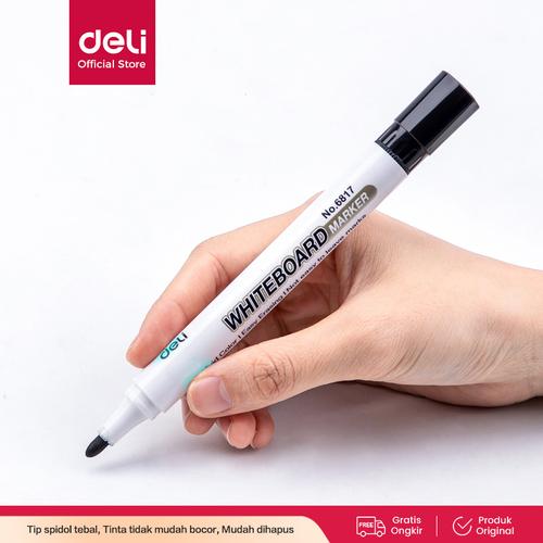 Jual Deli Spidol Kering 10pcs/box Mudah dihapus dan Mudah Dipakai 6817 ...