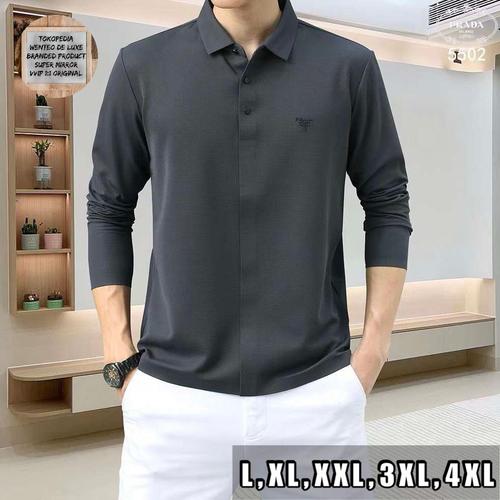 Jual POLO SHIRT BRANDED LENGAN PANJANG / KAOS KERAH LENGAN PANJANG ...