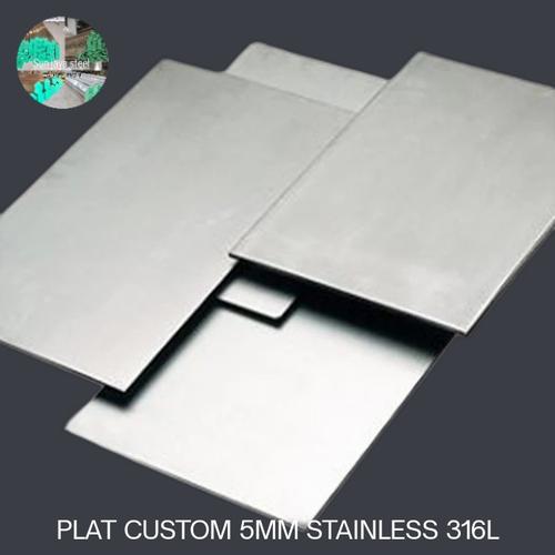 Jual PLAT STAINLESS STEEL TEBAL 5MM SS316 CUSTOM POTONGAN - Jakarta ...
