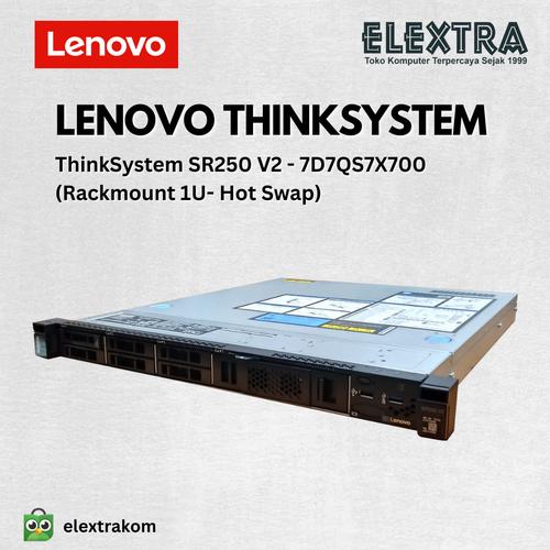 Jual Lenovo ThinkSystem SR250 V2 - 7D7QS7X700 (Rackmount 1U- Hot Swap ...
