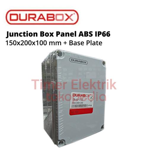 Jual Durabox Junction Box panel Solid ABS IP66 150x200x100 + Base Plate ...