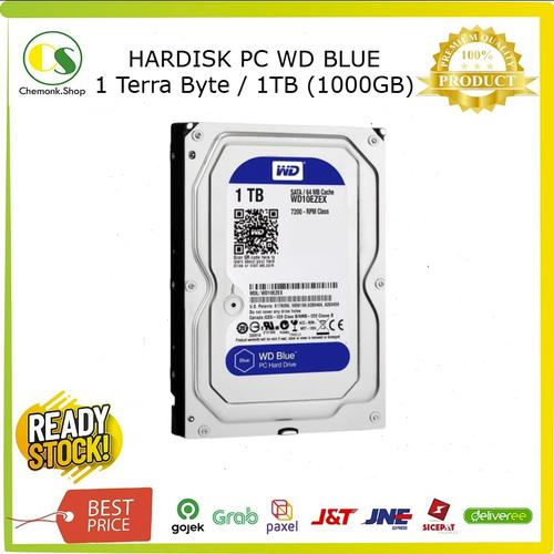 Jual Harddisk WDC Blue Internal PC 1TB HDD SATA 3.5" - 512GB - Jakarta Selatan - chemonk_shop ...