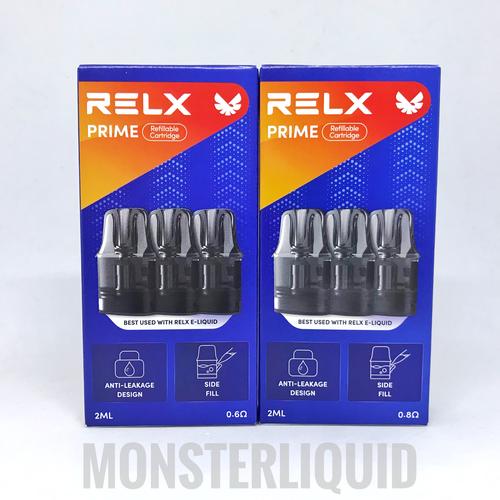 Jual REFILLABLE CARTRIDGE RELX PRIME AUTHENTIC ISI 3 PCS - 0.8 Ohm ...