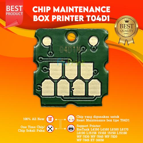Jual Chip Maintenance Box Epson T04D1 Resetter Printer L4150 L4160 ...