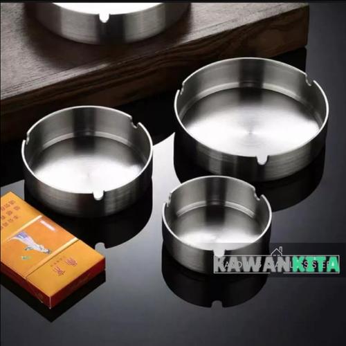 Jual Asbak Stainless Seel TEBAL Modern Cafe Style Premium - 10cm ...