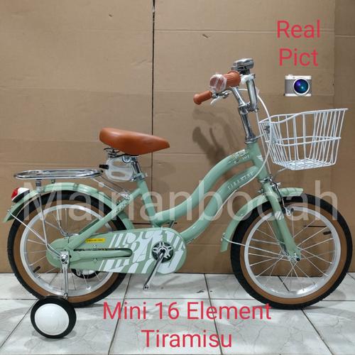 Jual TERMURAH SEPEDA ANAK PEREMPUAN 16 INCH ELEMENT TIRAMISU SEPEDA ...