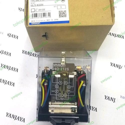 Jual RILAY OMRON G4Q 212S 220V/RELAY G4Q 220V OMRON TERBARU - Kab ...