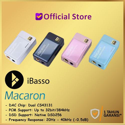 Jual iBasso Jr. Macaron Flagship DAC Dual chip CS43131 and Headphone AMP Amplifier - Extra ...