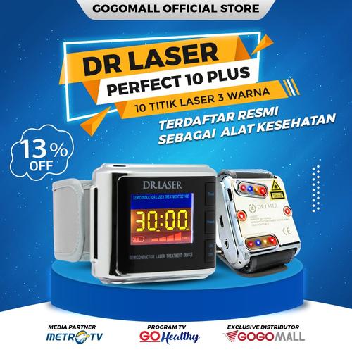 Promo DR LASER PERFECT 10 PLUS Alat Terapi Melancarkan Peredaran Darah Bantu Kendalikan ...