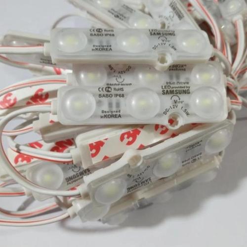 Jual lampu LED modul 3 mata SASO Samsung original cool white 100 pc ...