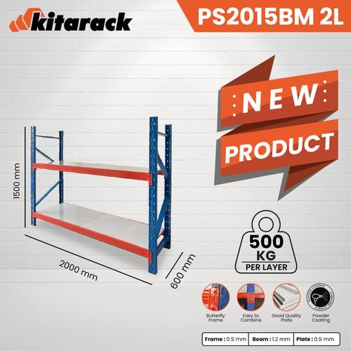 Jual Rak Gudang PS2015 KITARACK Starter Panjang 2 Meter Tinggi 1.5 ...