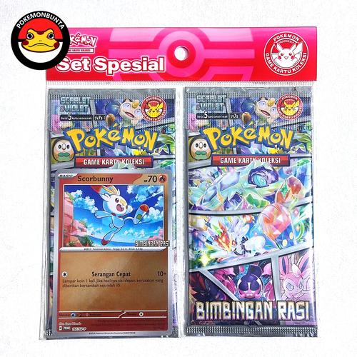 Jual Kartu Pokemon Set Spesial SCORBUNNY Bimbingan Rasi SV7s Booster 2 Pack - Jakarta Timur ...