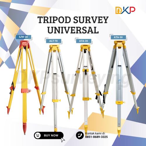 Jual Aluminium / Alumunium TRIPOD SURVEY UNIVERSAL for Total Station ...