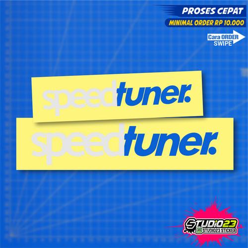 Jual Stiker Speedtuner Cutting Sticker - 12x2,7 cm - Kota Tasikmalaya ...