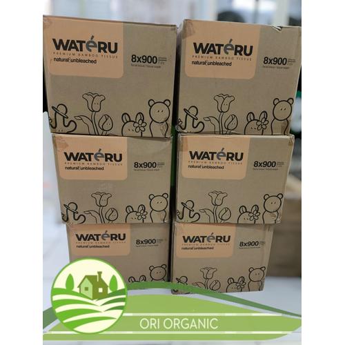 Jual Wateru Natural Bamboo Tissue / Tisu Bambu - Facial 900s, 8 pack ...
